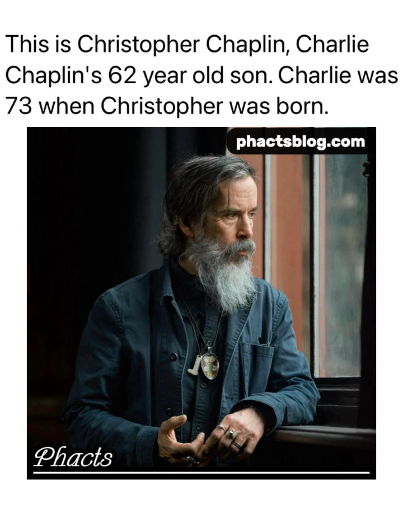 Christopher Chaplin: The Son of a Legend - PHACTS